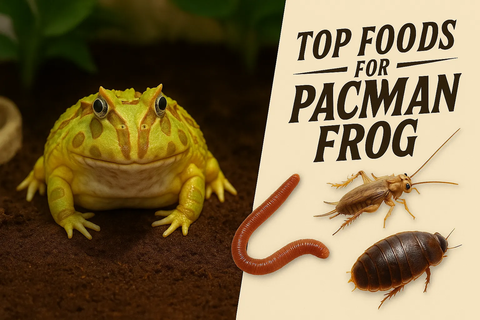 Top 10 Best Foods for Pacman Frogs | Feeding Guide