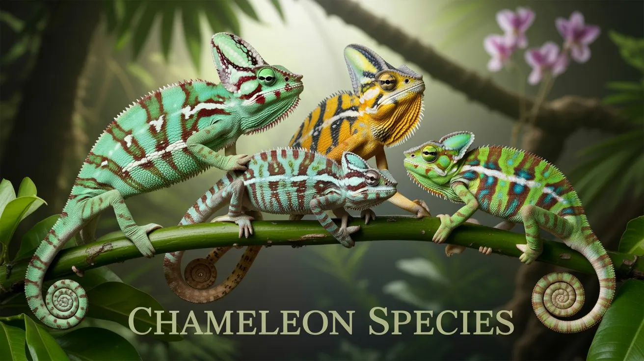 Chameleon Species Guide: Types, Adaptations & Pet Care Tips